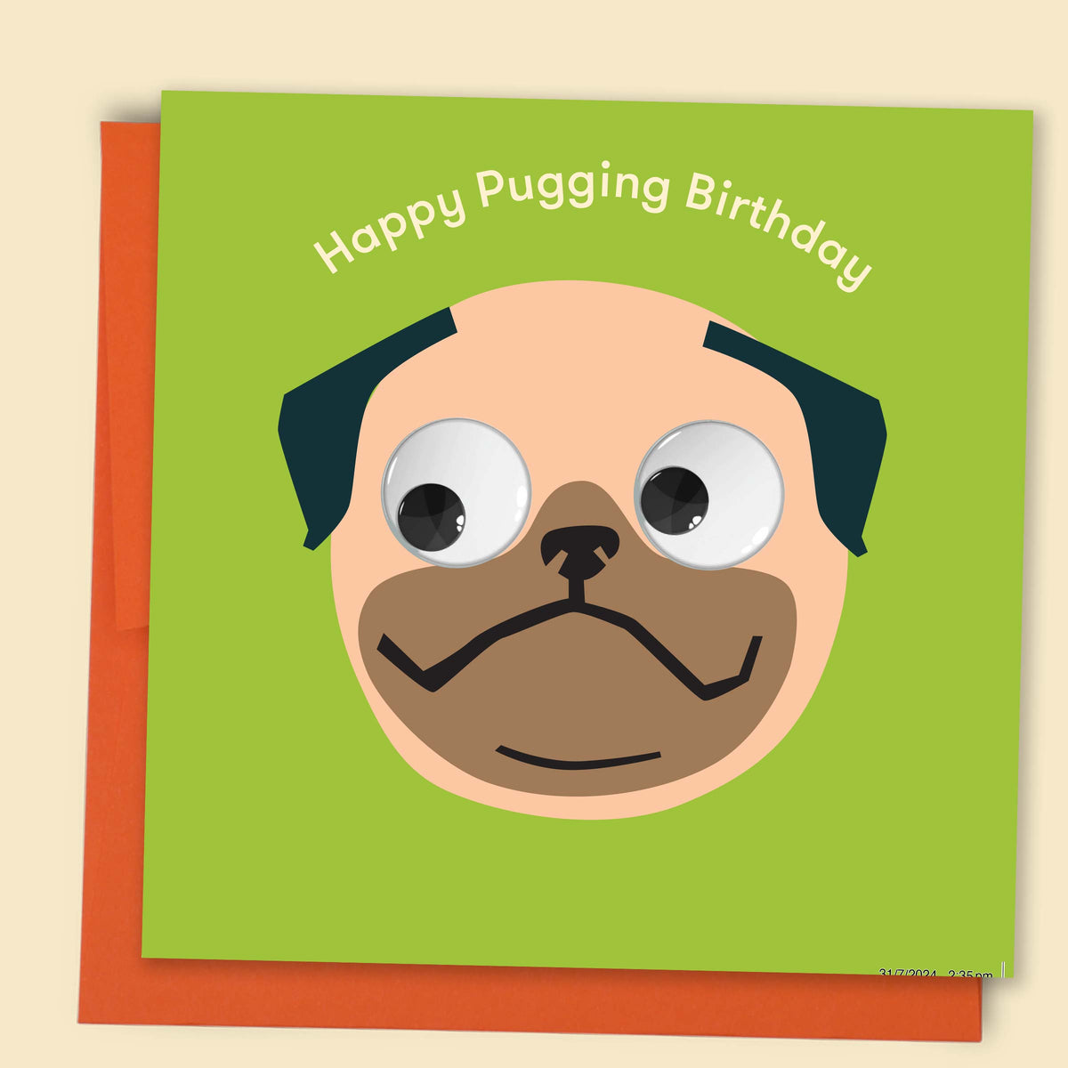 Happy Pugging Birthday Card – Papernest Cards