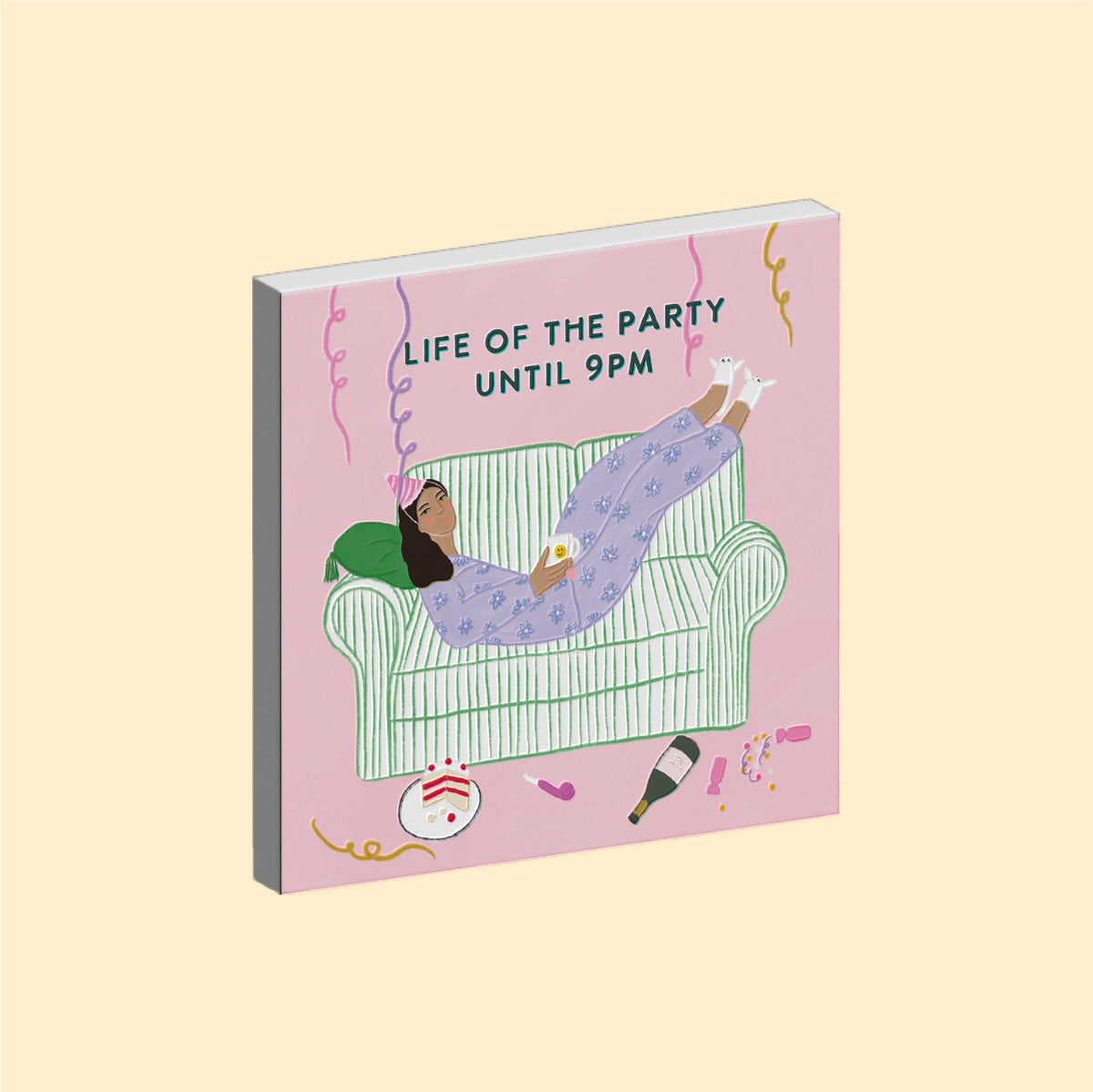 Life Of The Party Until 9 pm Magnet – Papernest Cards